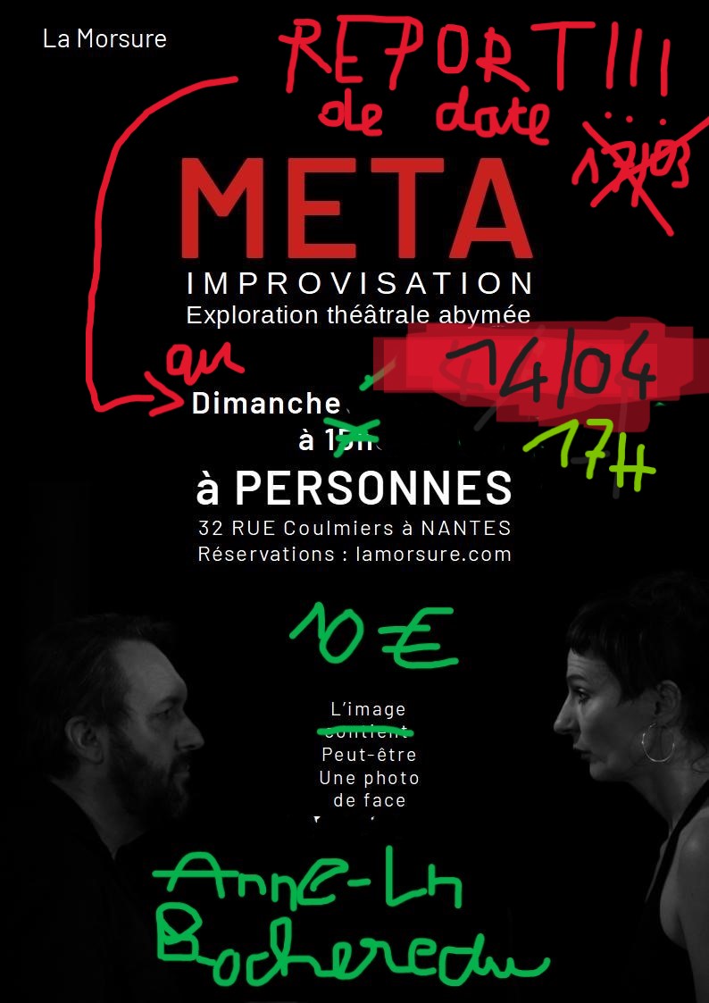 META 2, 5 avec ANNE HELENE BOCHEREAU, Christophe Le Cheviller Marnie Chaissac - La Morsure